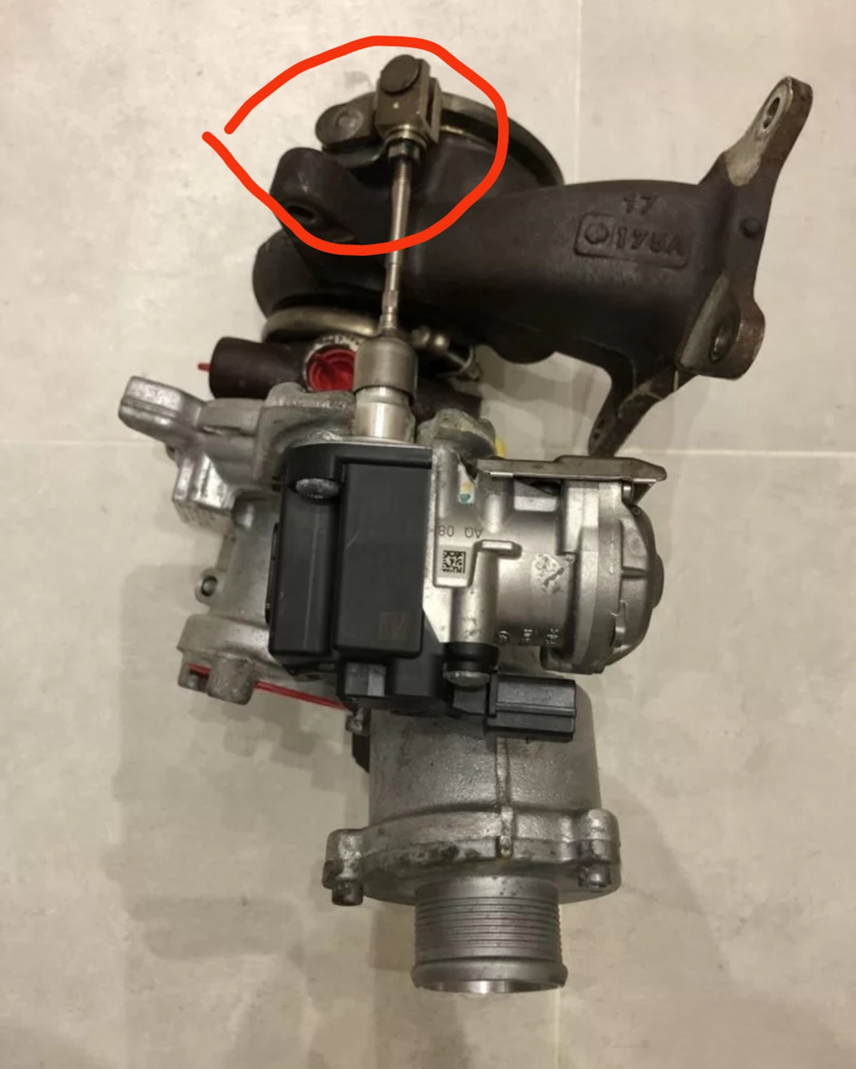 EPC лампа загорелась. Ошибка P00AF, вроде как что-то с турбиной ...