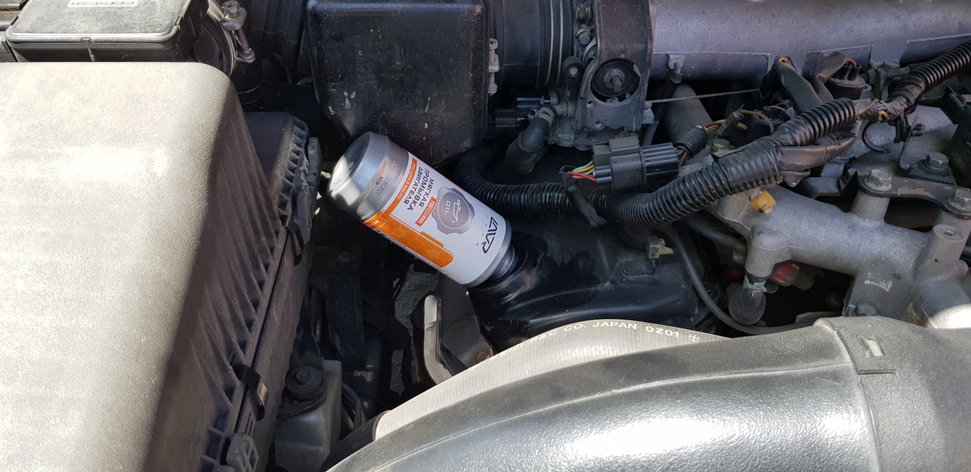 Мягкая промывка двигателя ЛАВРОМ, Mitsubishi Montero 3. — Mitsubishi ...
