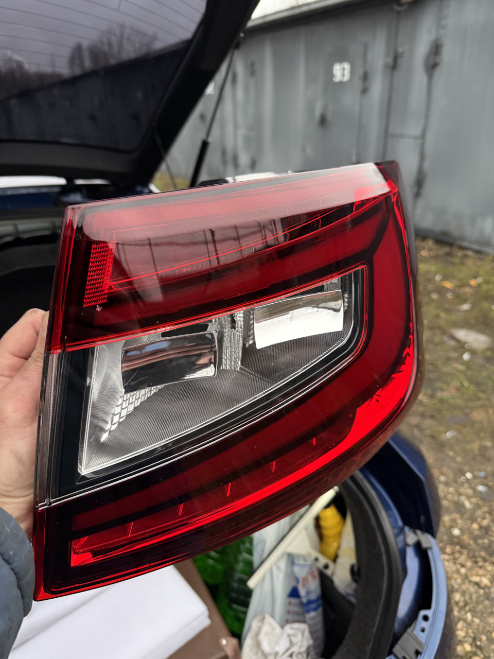 Вот и я решил поменять задние фонари от Рестайл FL — Skoda Octavia A7 ...