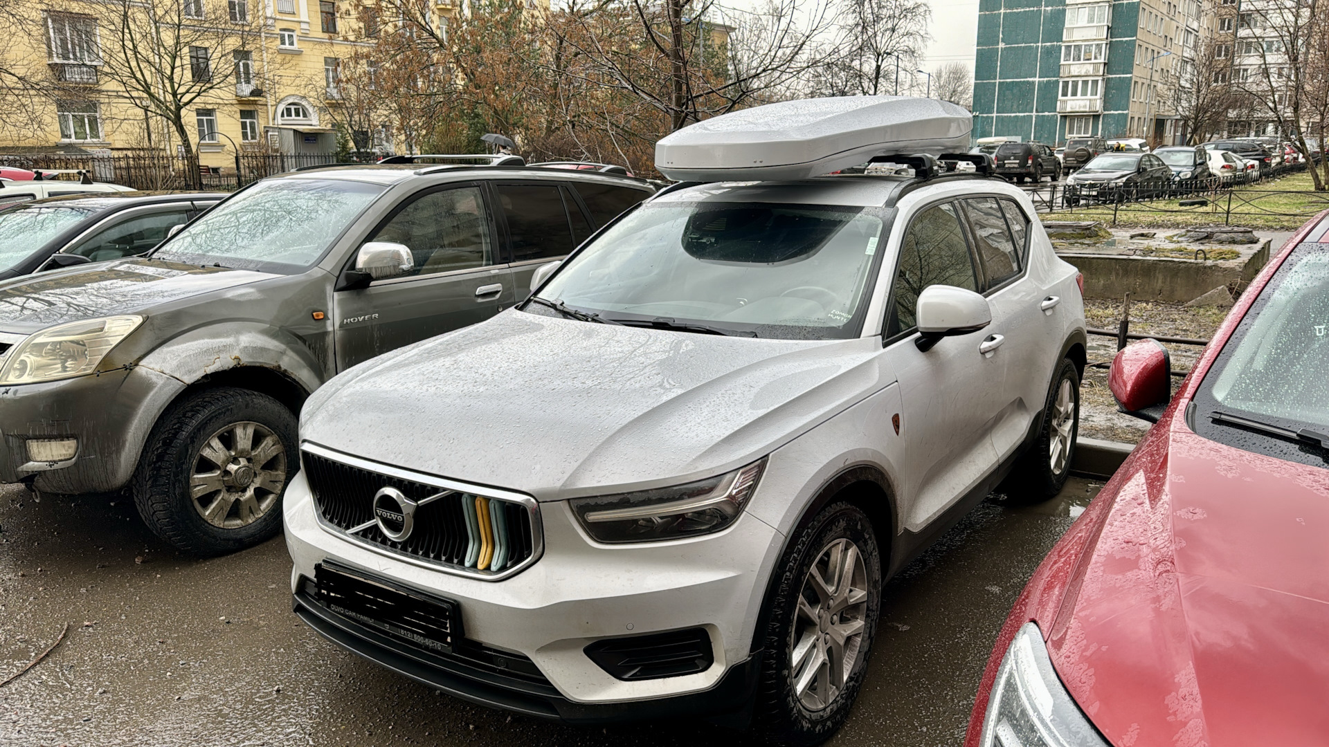 Перекраска багажника — Volvo XC40, 2 л, 2019 года | аксессуары | DRIVE2