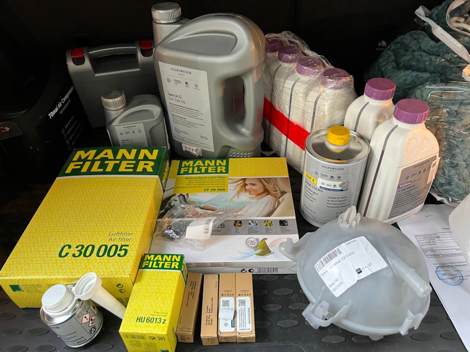 ТО-6, 74 500 км + замена ОЖ с промывкой радиаторов. — Volkswagen Tiguan ...