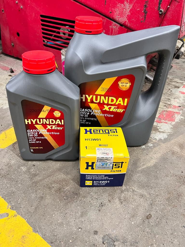 Плановое ТО перед зимой 2023! Hyundai Xteer Ultra Protection 5W-30 ...