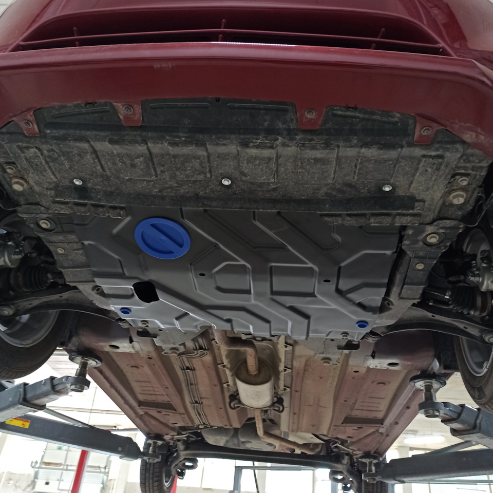 Защита двигателя и КПП. — Chevrolet Spark (M300), 1,3 л, 2021 года ...