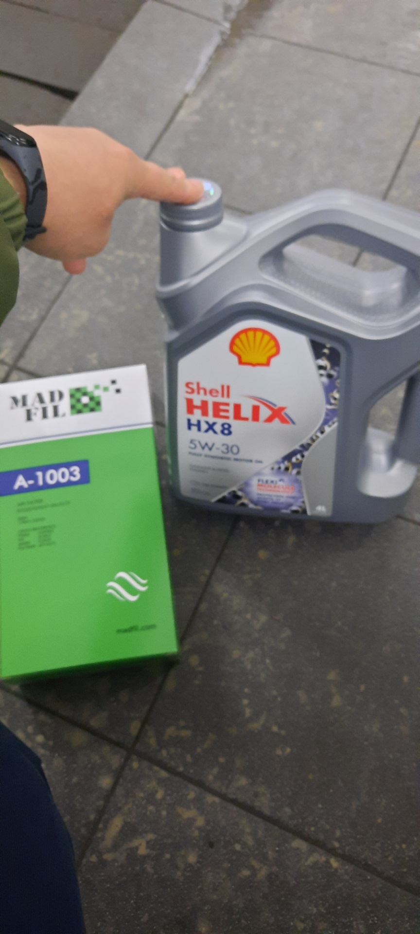 Моторчик доволен, замена масла в двигателе. — Toyota Premio (T240), 1,8 ...