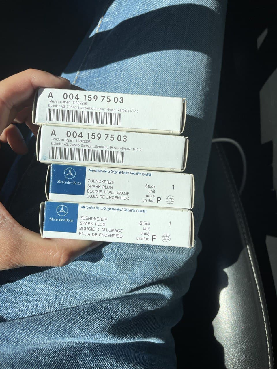 A0041597503 Свеча зажигания Mercedes | Запчасти на DRIVE2