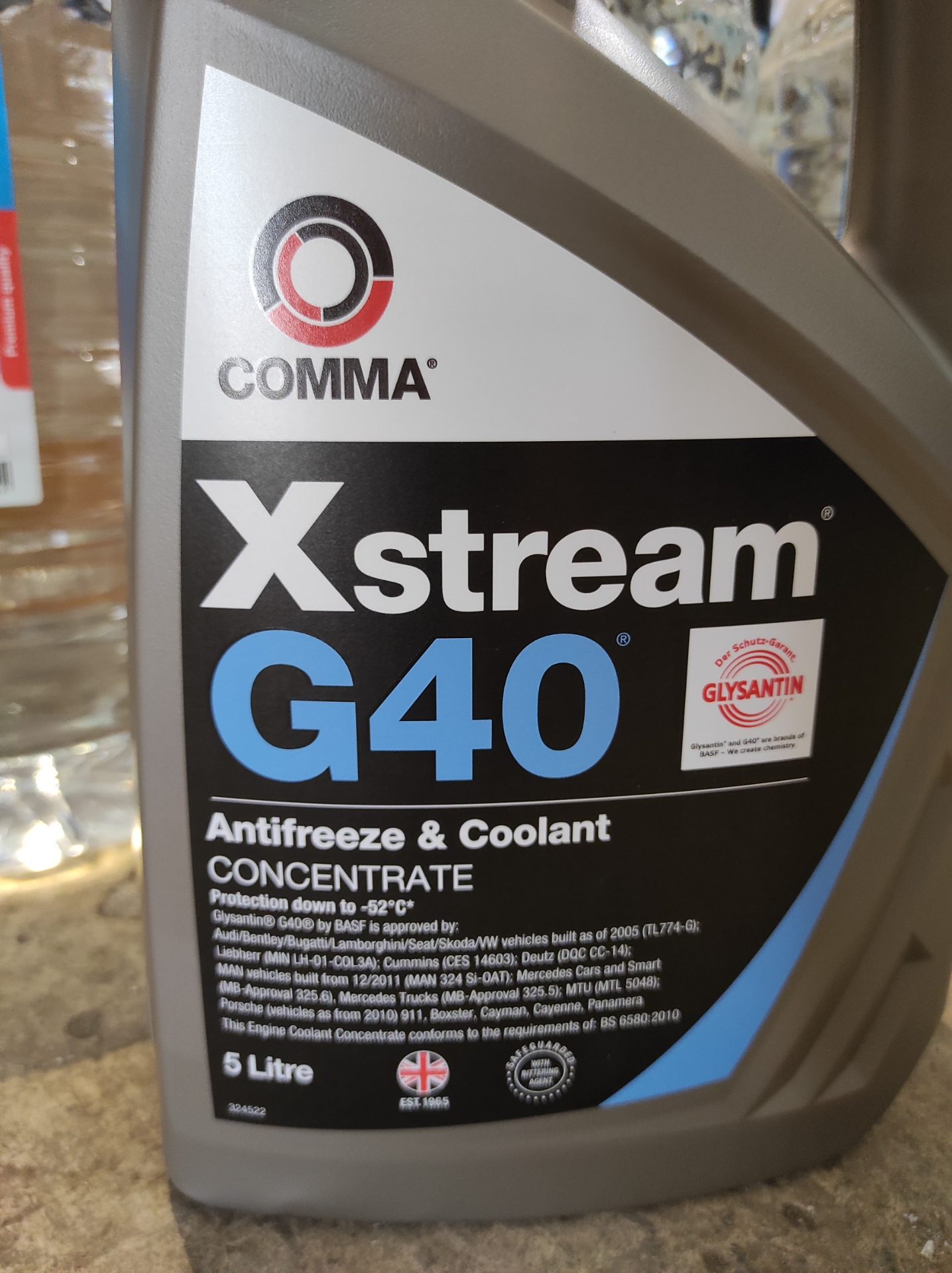 Замена антифриза G12 на G12++ Comma G40 (BASF Glysantin ®) — Skoda ...