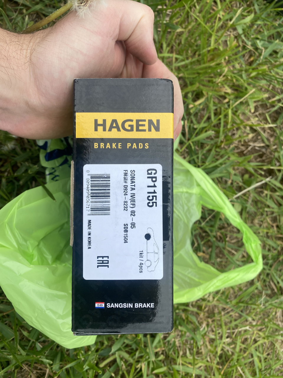 GP1155 Колодки тормозные дисковые SANGSIN | Запчасти на DRIVE2