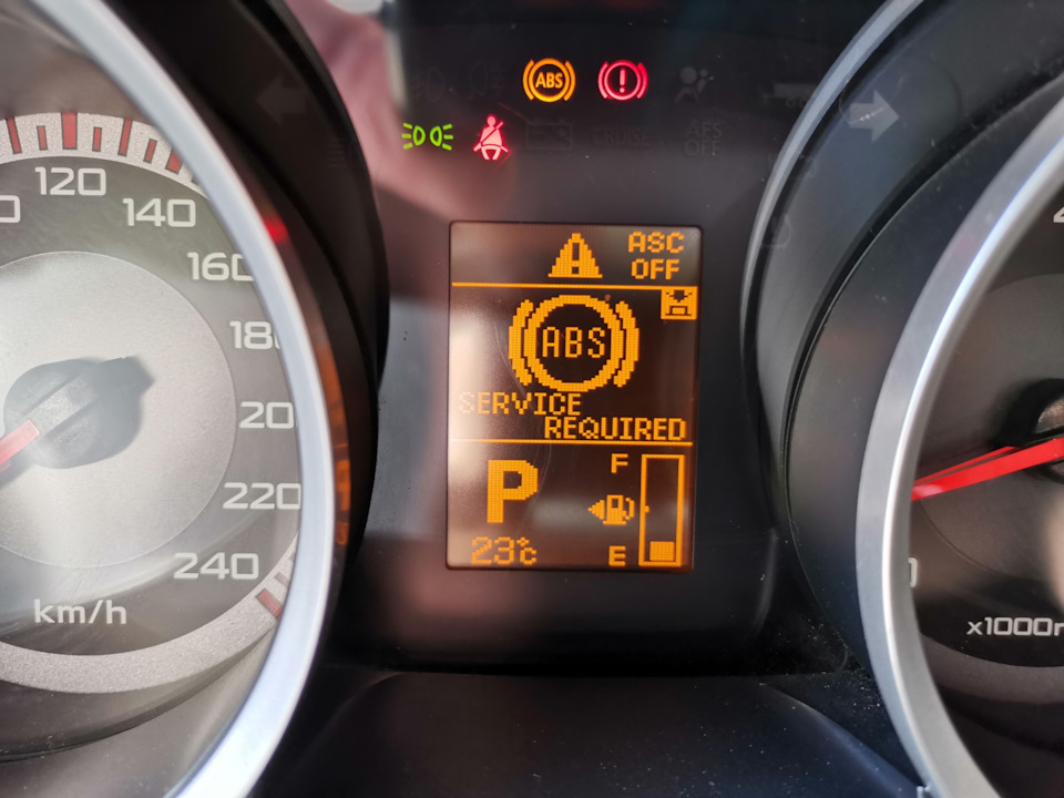 Замена датчик ABS… — Mitsubishi Lancer X, 2 л, 2008 года | поломка | DRIVE2