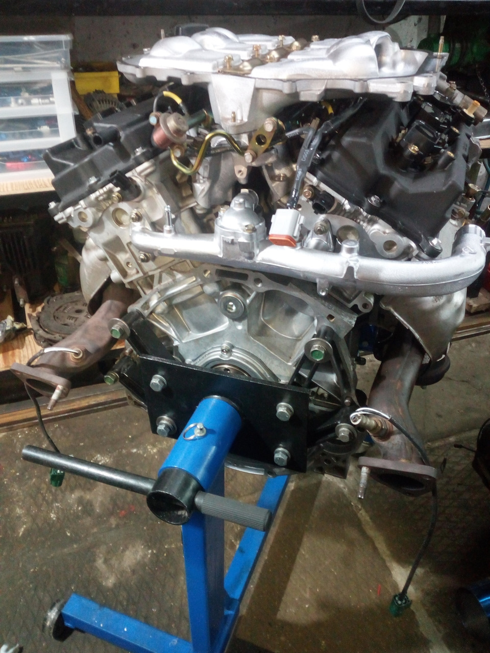 Охлаждение левой головы vk50ve — Infiniti FX (2G), 5 л, 2008 года ...