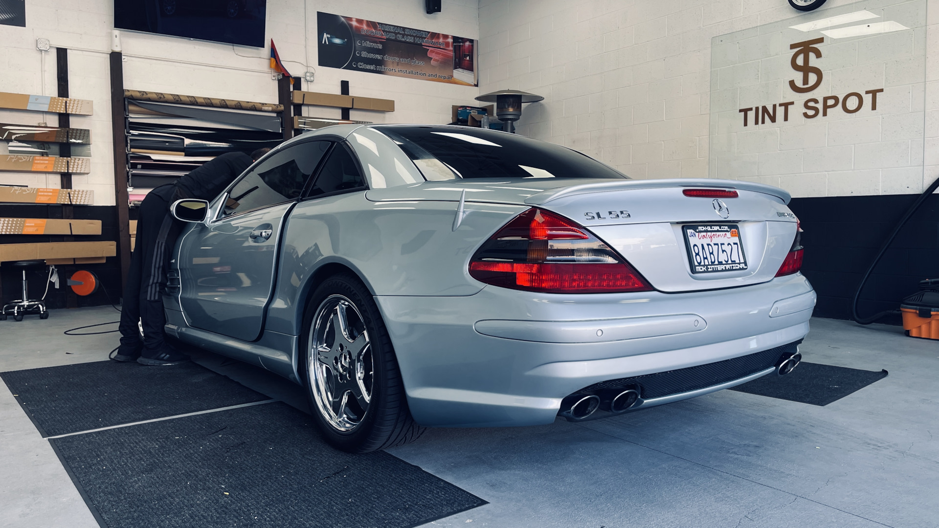 ТОНИРОВКА DUB — Mercedes-Benz SL 55 AMG (R230), 5,5 л, 2004 года ...