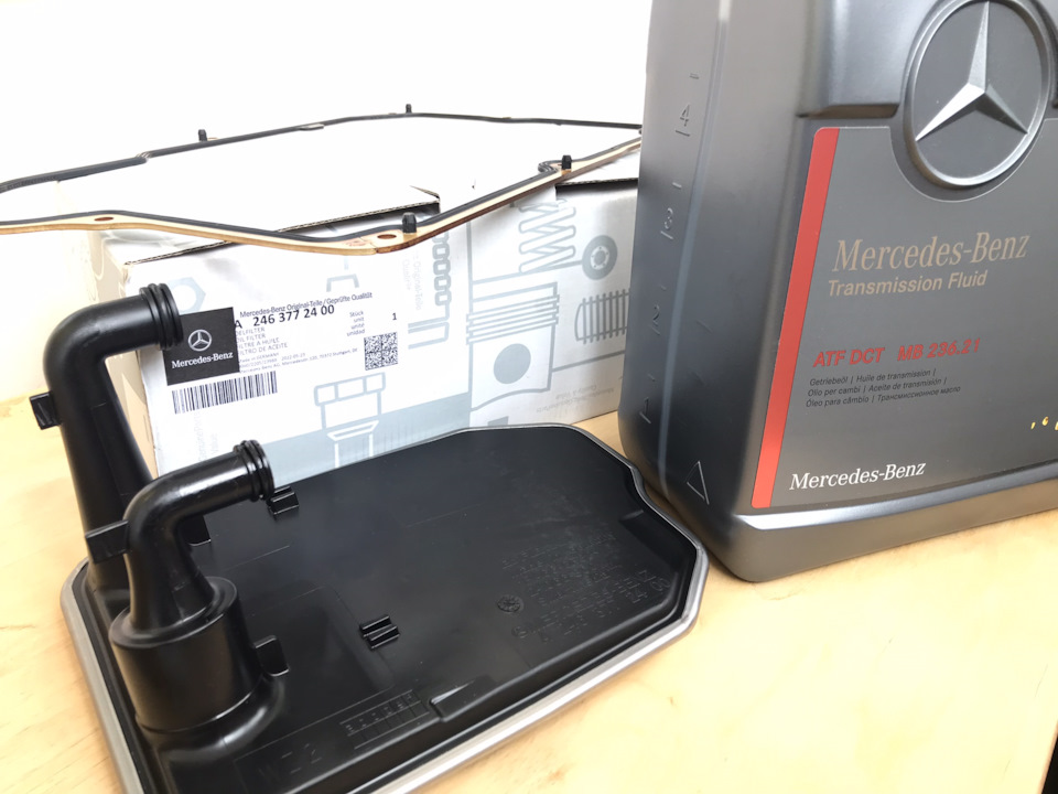 Замена масла в роботе 7G-DCT — Mercedes-Benz GLA-Class (X156), 1,6 л ...