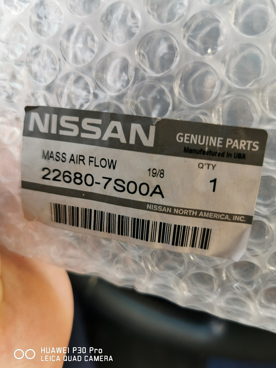 226807S00A Датчик массового расхода воздуха NISSAN INFINITI | Запчасти ...