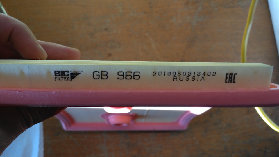 GB966 Воздушный фильтр BIG FILTER | Запчасти на DRIVE2