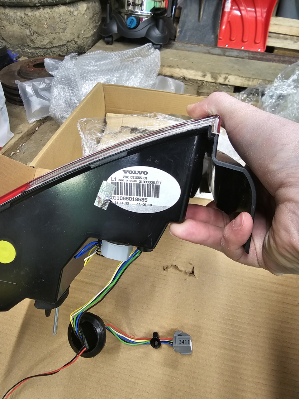 76. Светодиодные задние фонари — Volvo XC90 (1G), 3,2 л, 2008 года ...