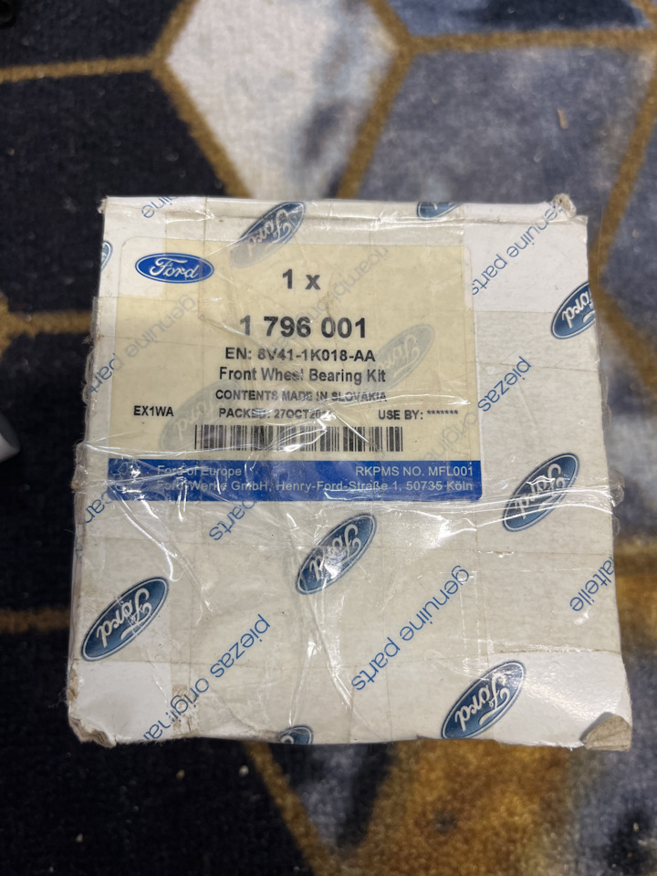 1796001 Комплект подшипника ступицы колеса Ford | Запчасти на DRIVE2