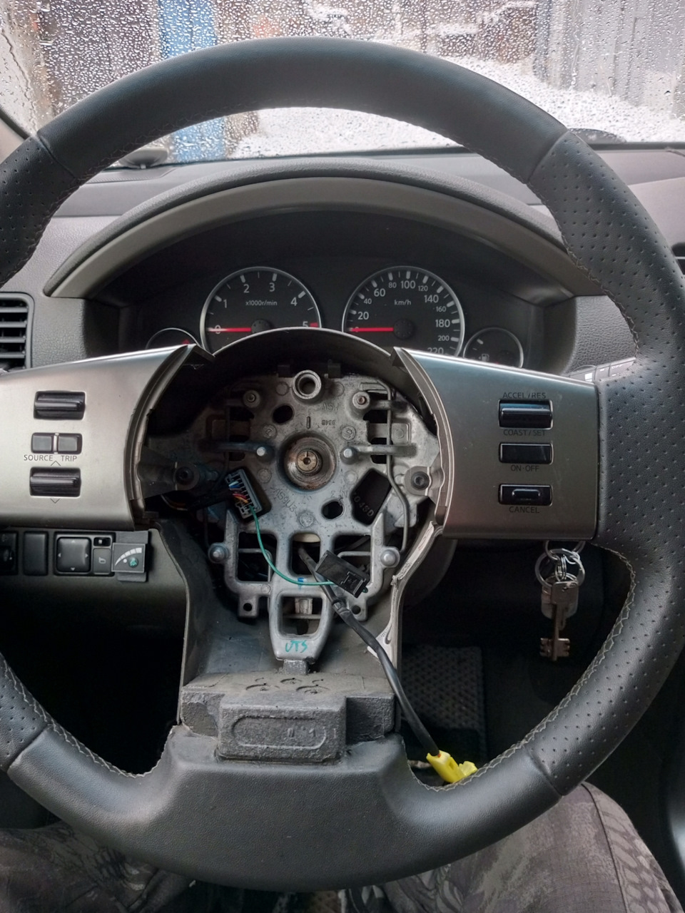 Подрулевой шлейф — Nissan Pathfinder (3G), 3,4 л, 2007 года | своими ...