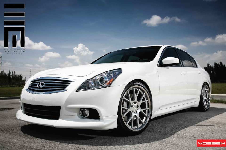 Губа Sport на бампер G25, G37 рест на Infiniti G25, Infiniti G37, Infiniti G35 Sedan (V36 ...