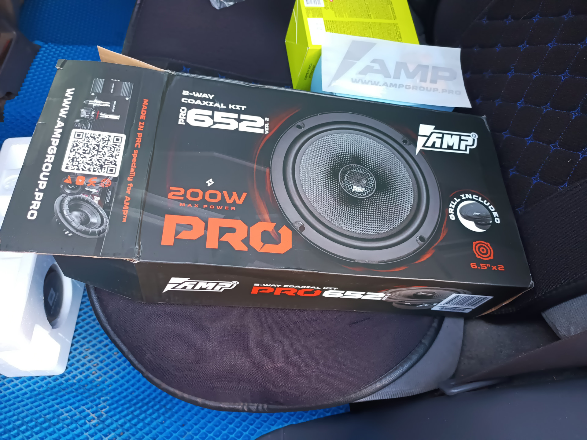 77. Акустика коаксиальная AMP PRO 652 ver.2 16 см — Toyota Hilux Surf (3G), 3 л, 1996 года ...