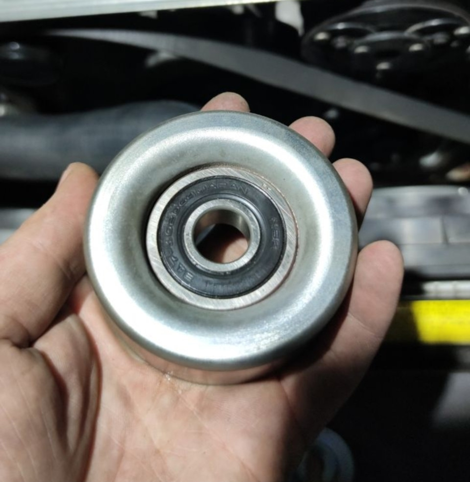 Замена подшипника в ролике обводного ремня — Subaru Levorg (VM), 1,6 л ...