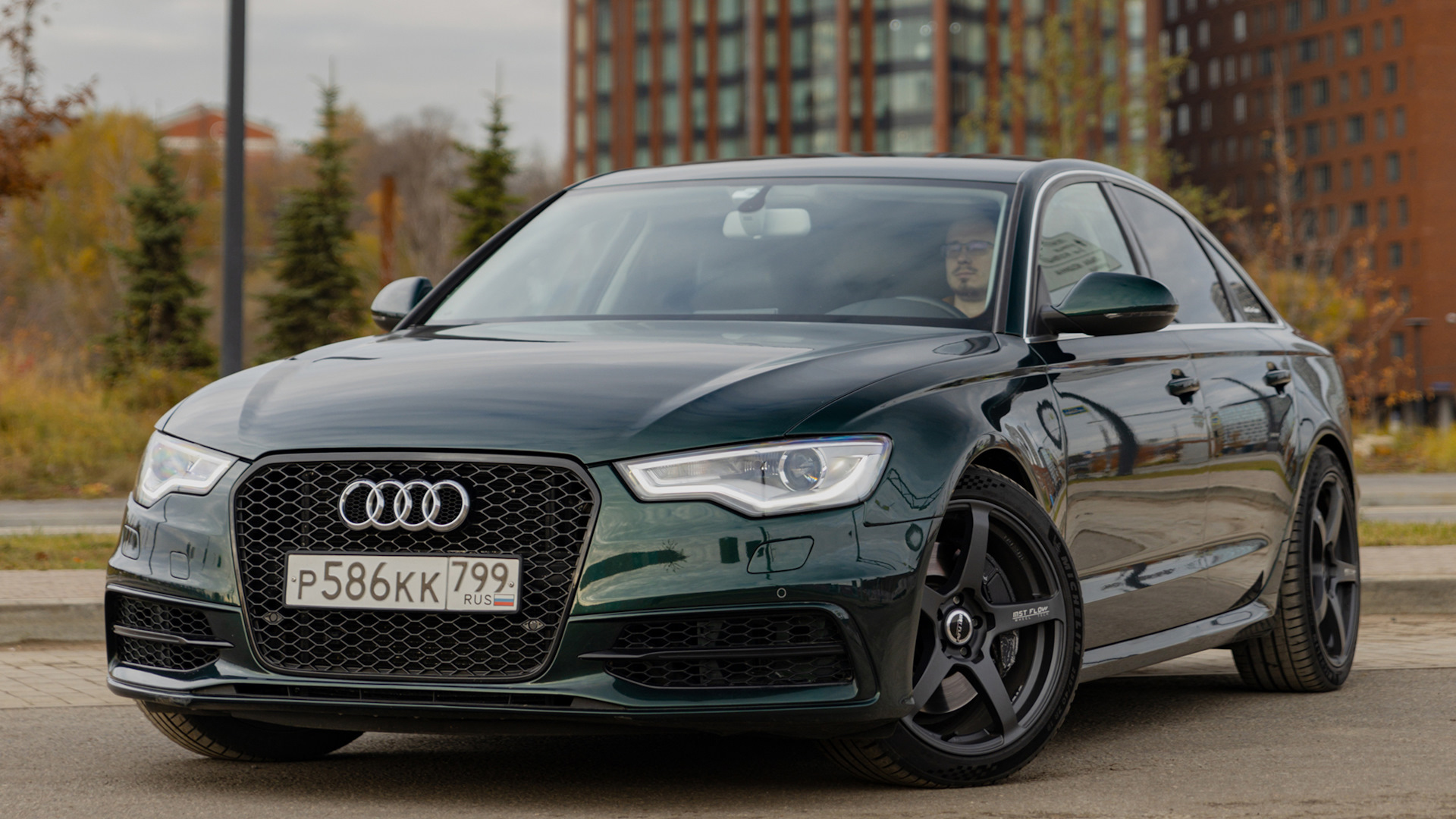 Audi A6 (C7) 3.0 бензиновый 2013 | British Racing Green 3.0 на DRIVE2