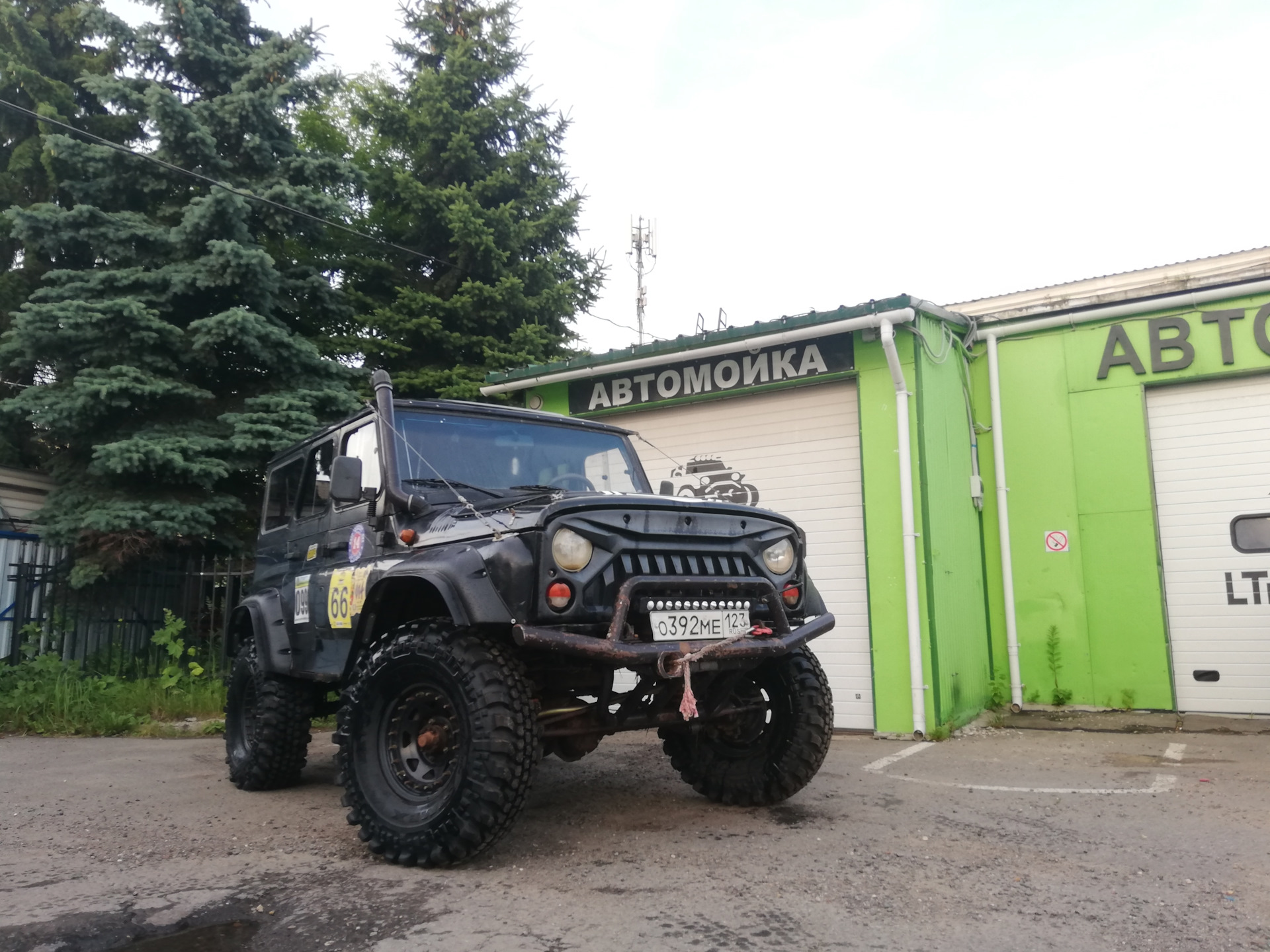 Жабра с приводом и расширители на УАЗ — Территория УАЗа на DRIVE2