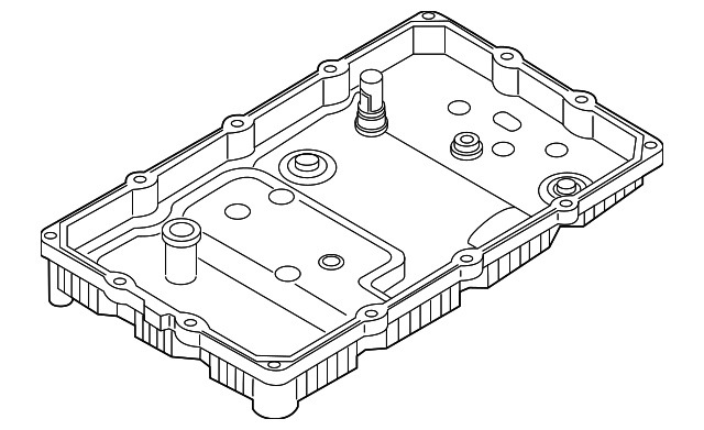 452804F300 Масляный поддон акпп KIA HYUNDAI | Запчасти на DRIVE2