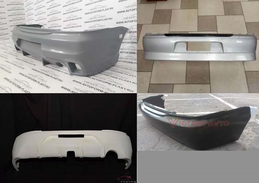 варианты задних бамперов для lancer 9 — Mitsubishi Lancer IX, 1,6 л ...
