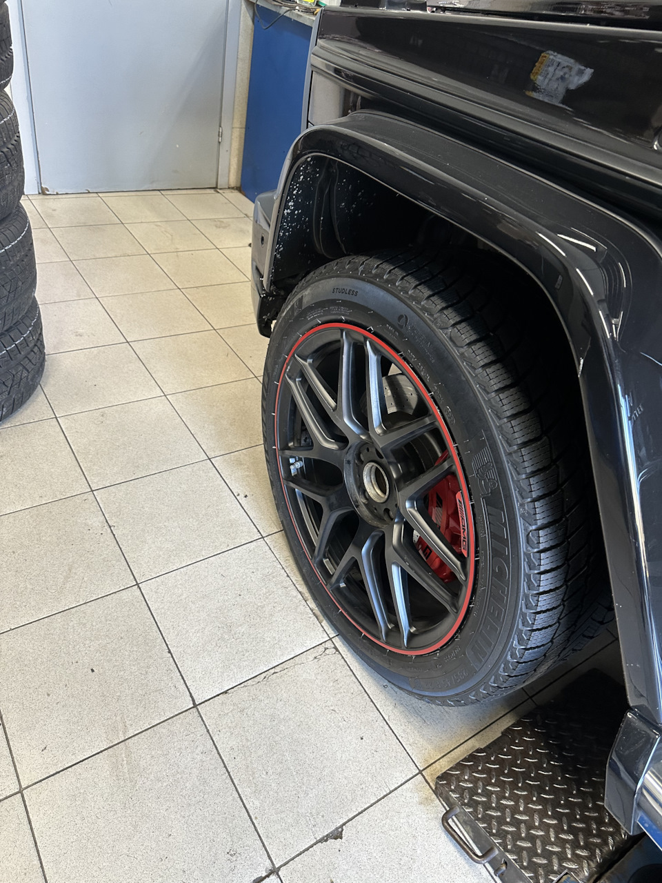 Новая зимняя резина Мишлен — Mercedes-Benz G 63 AMG (1G), 5,5 л, 2015 ...