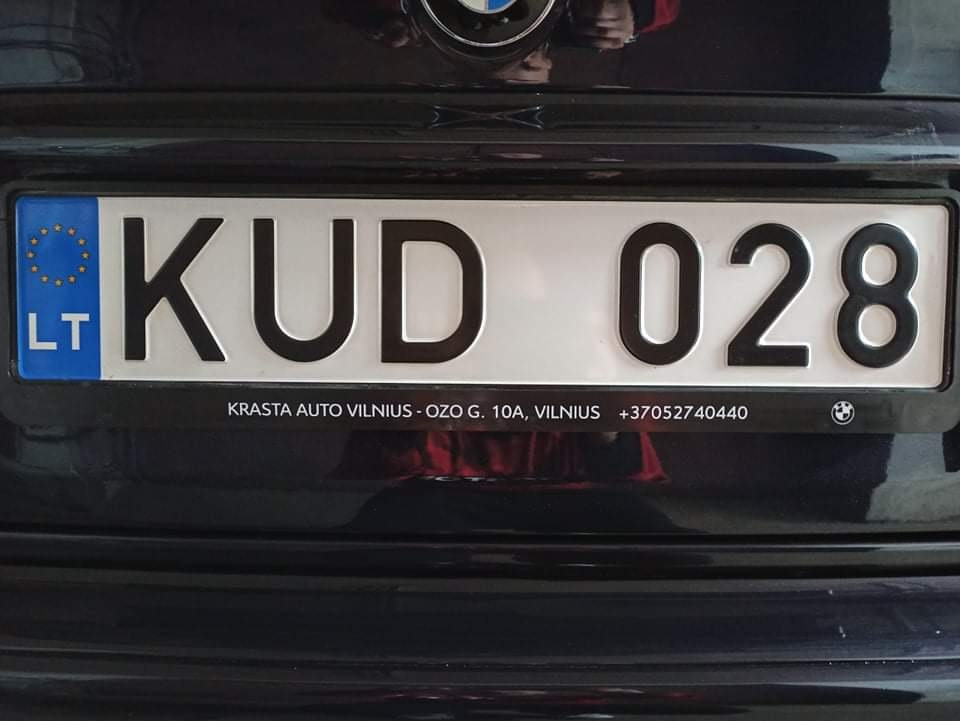 Дилерские номерные рамки — BMW 3 series (E46), 1,9 л, 1998 года ...