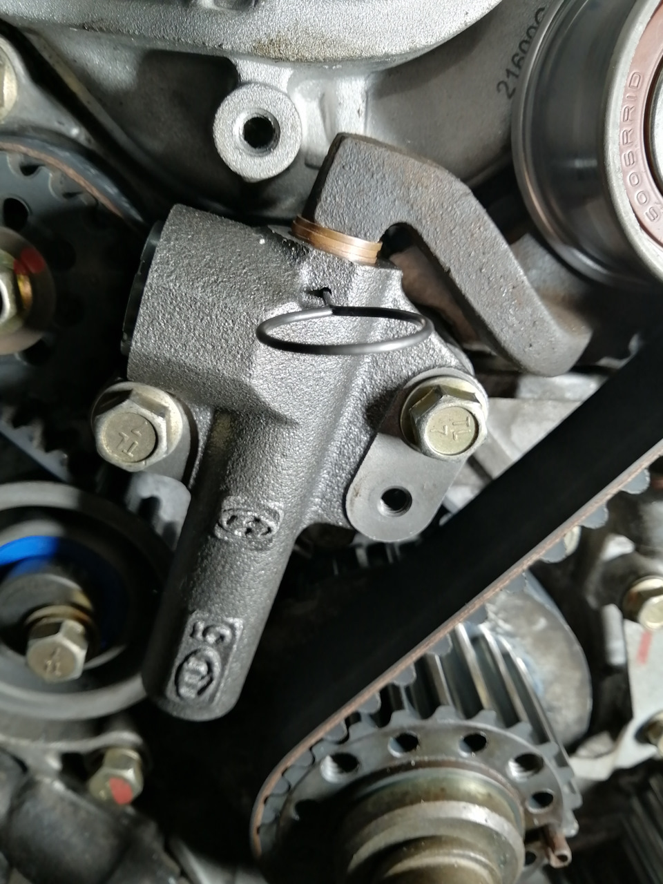 Повторная натяжка ремня + зазор натяжителя Hyundai — Great Wall Hover ...