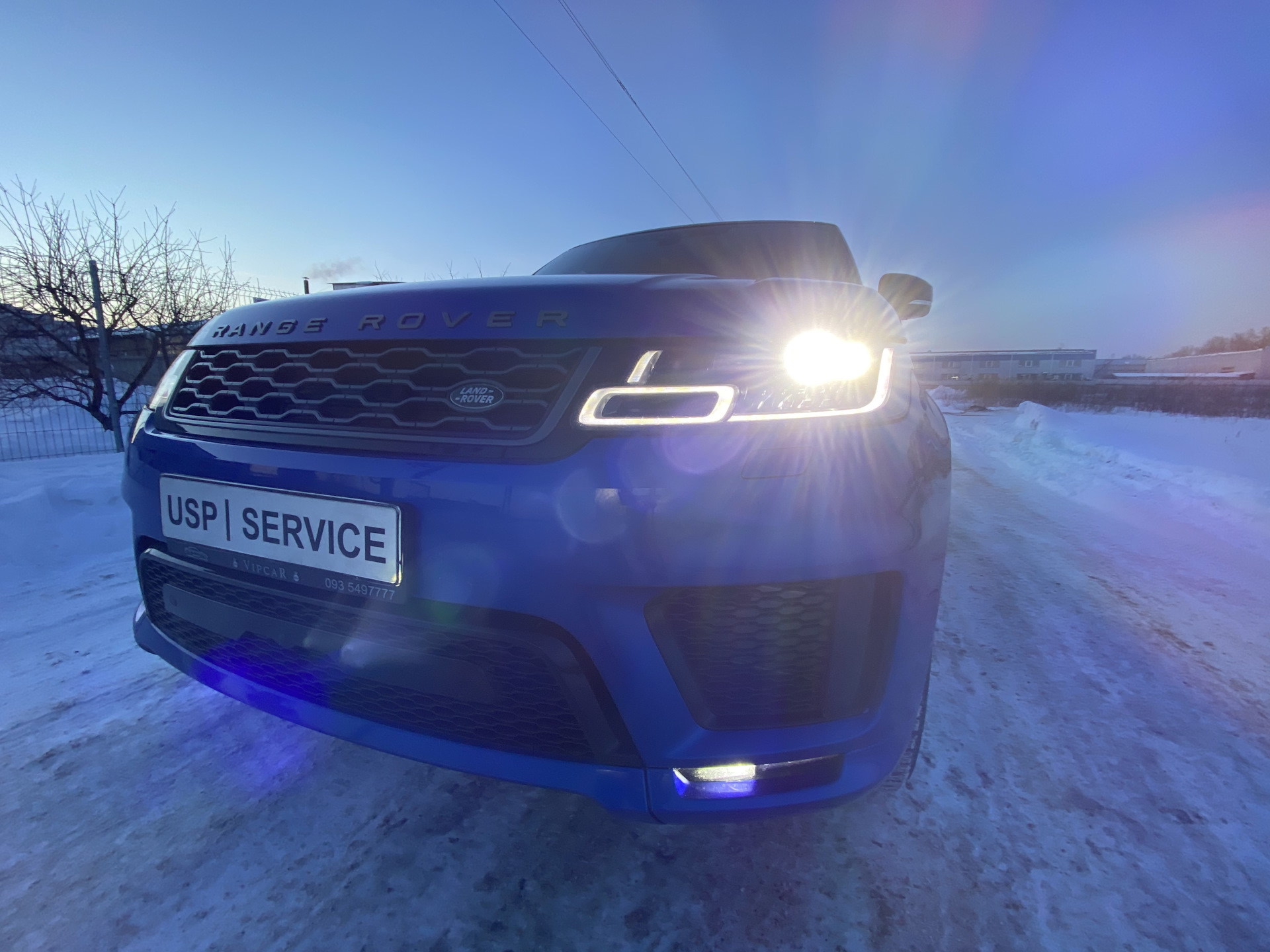 Range Rover Sport L494 2021 MY после установки выездных, электрических ...