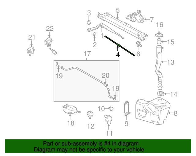 LR018367 Щетка стеклоочистителя Jaguar Land Rover | Запчасти на DRIVE2