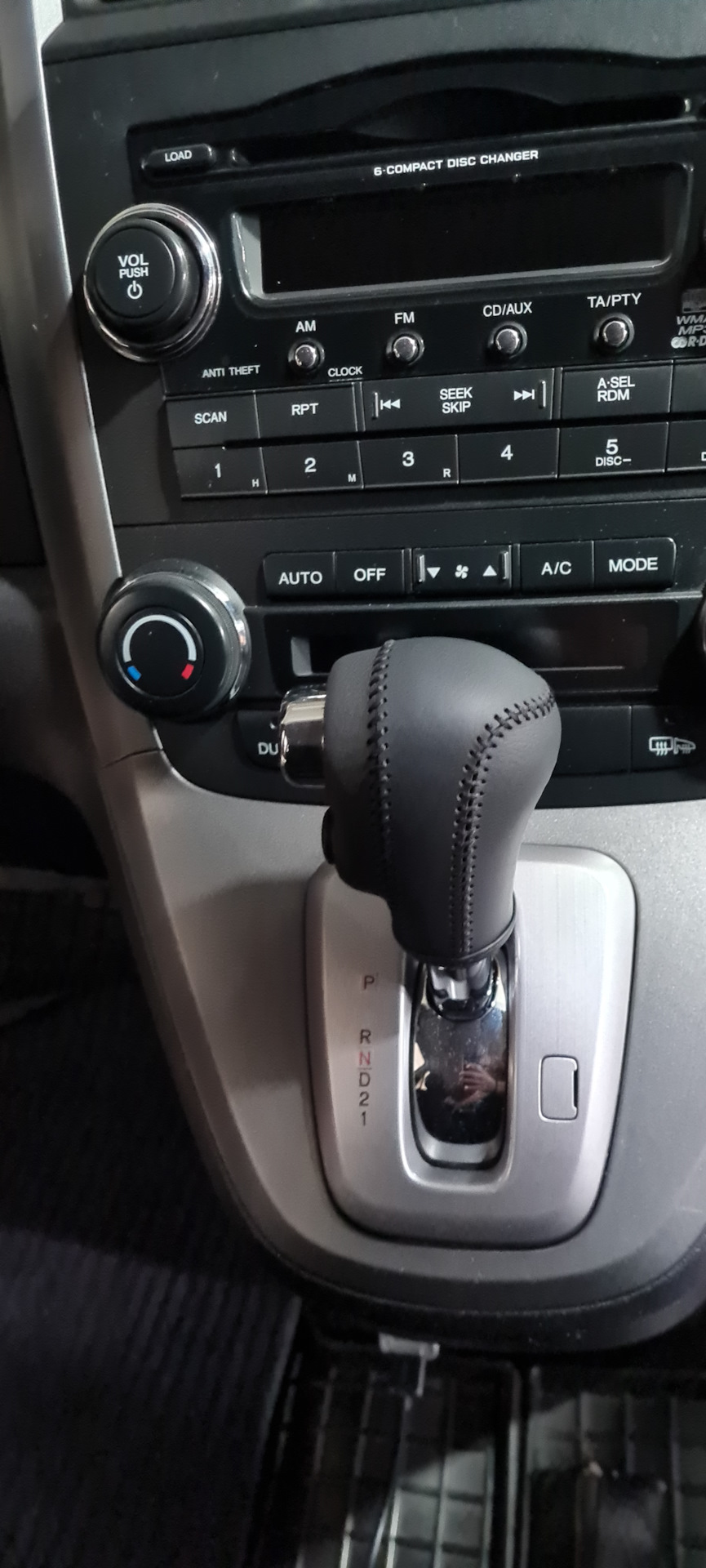 Чехол на ручку АКПП — Honda CR-V (RE), 2,4 л, 2008 года | своими руками ...
