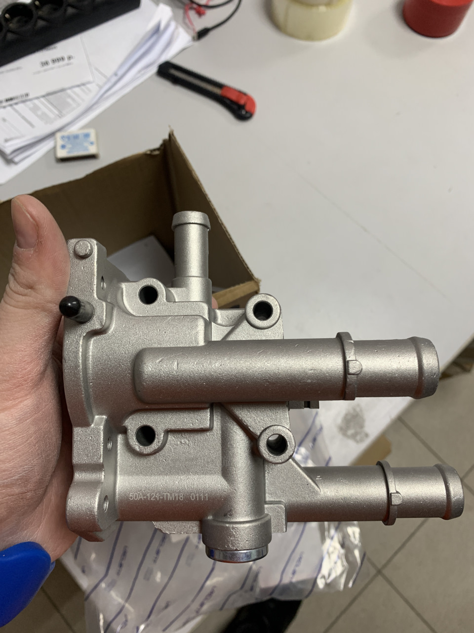 Замена термостата на 92 градуса — Chevrolet Cruze (1G), 1,8 л, 2014 ...