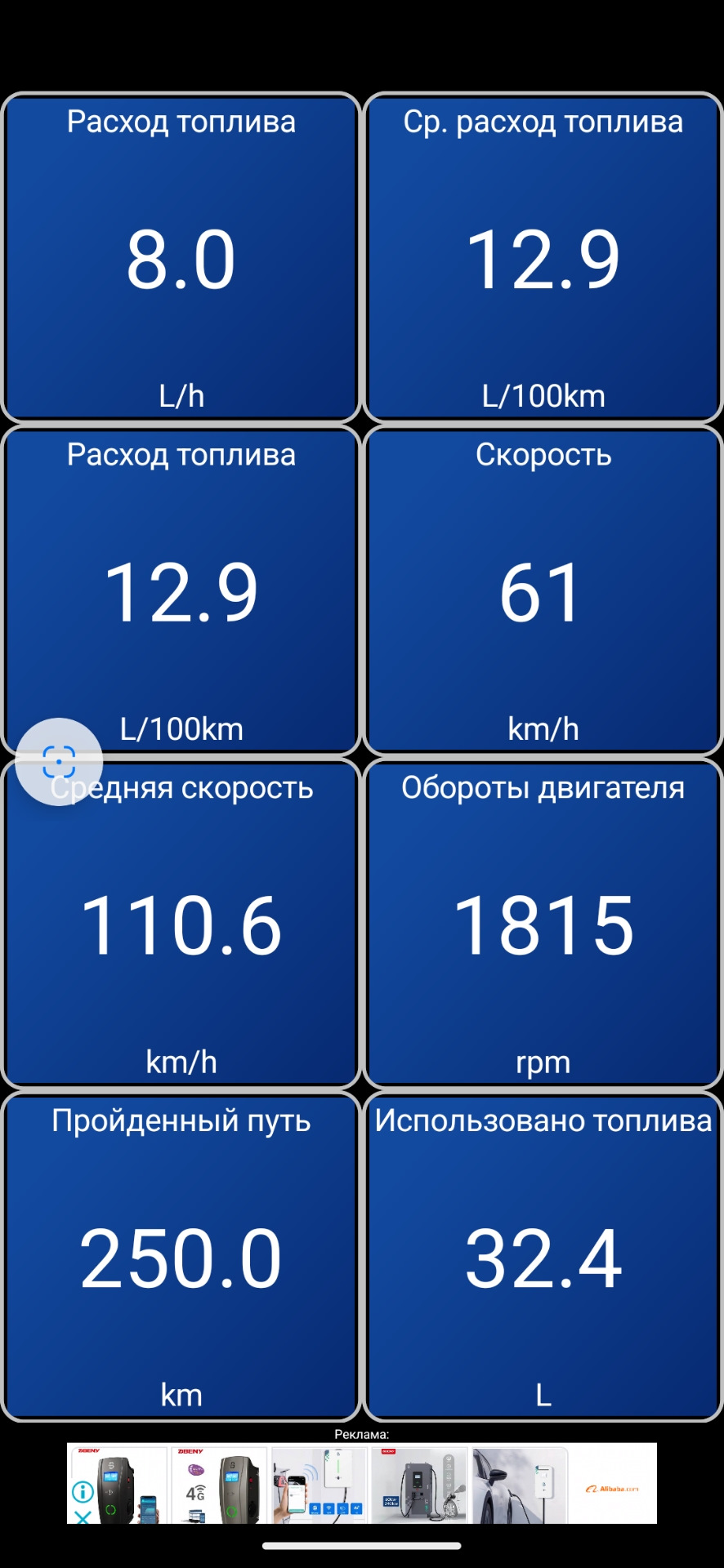 Расход по трассе — Li Auto L6, 1,5 л, 2024 года | наблюдение | DRIVE2