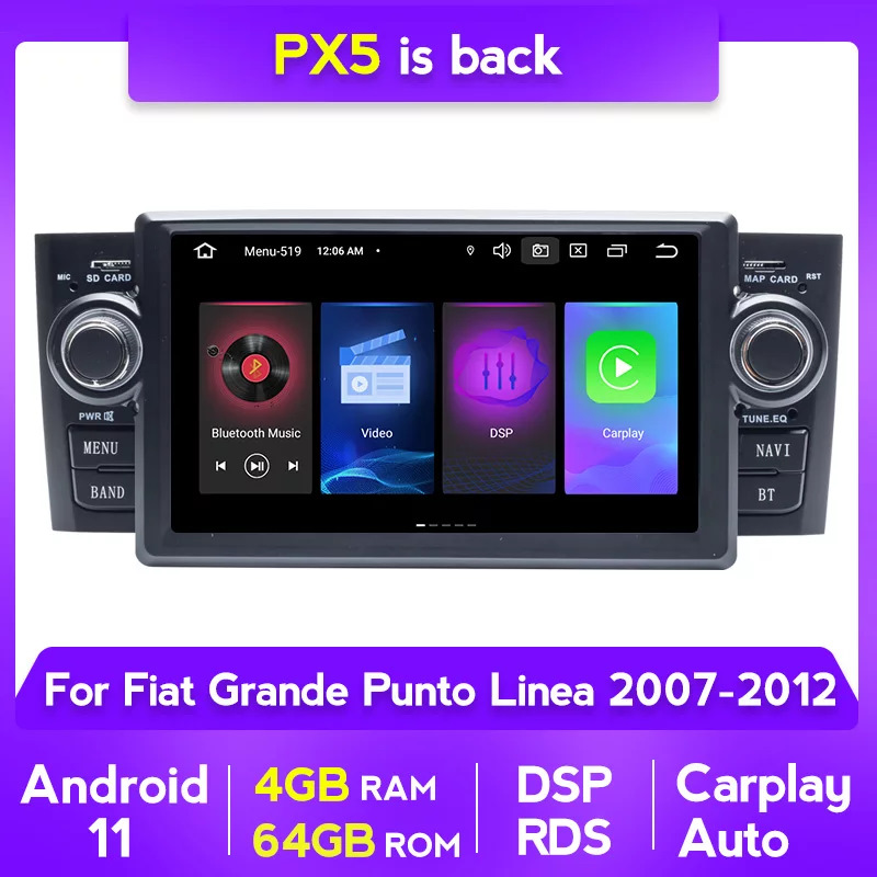 Магнитола на Android — FIAT Linea, 1,4 л, 2011 года | автозвук | DRIVE2
