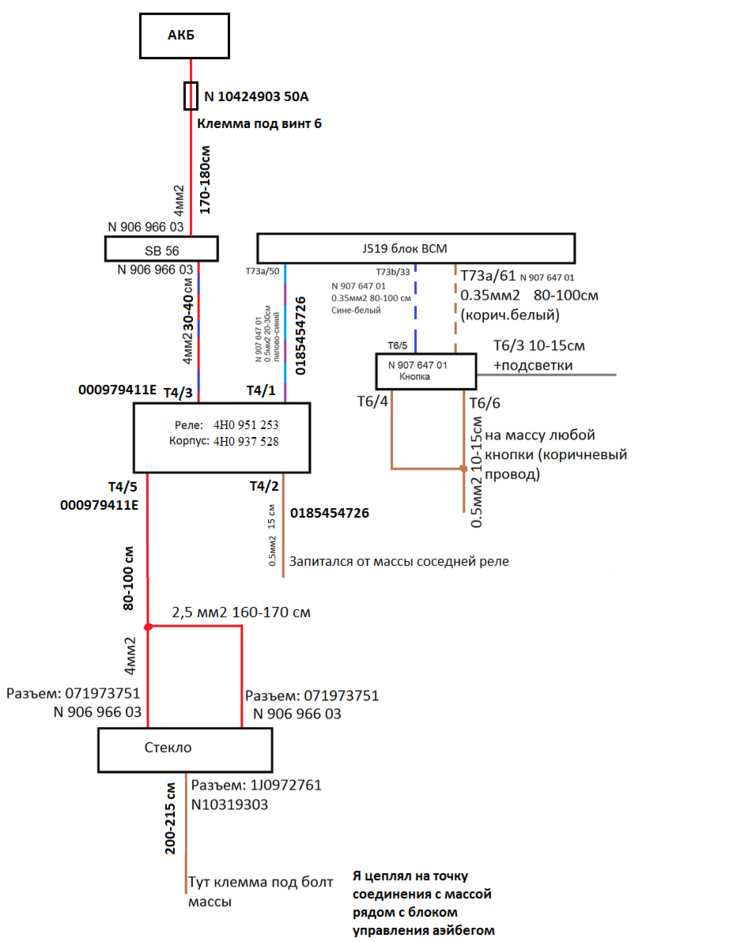 N10424903 ПРЕДОХРАНИТЕЛЬ 50А VAG | Запчасти на DRIVE2