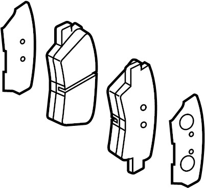 58302B2A20 Задние тормозные колодки для и KIA HYUNDAI | Запчасти на DRIVE2