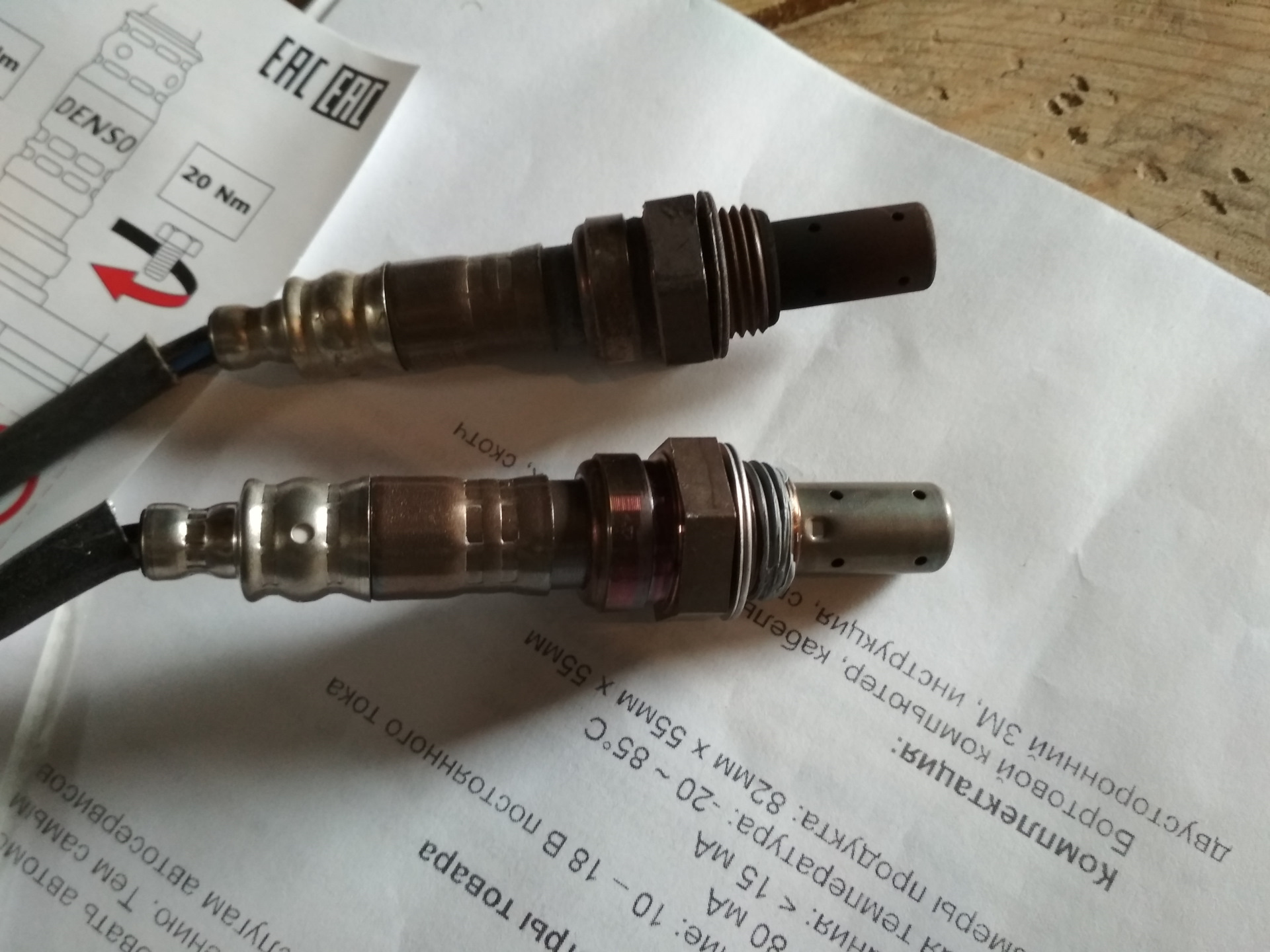 Исправляю ошибку P1155 датчиком DENSO. 93252мл. — Toyota RAV4 (II), 2 л ...