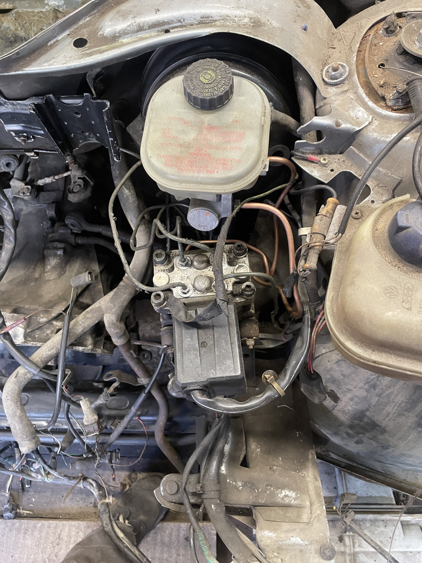 Audi 100 c3 меняем гидравлику на вакуум от А8 — Audi 100 (C3), 2,2 л ...