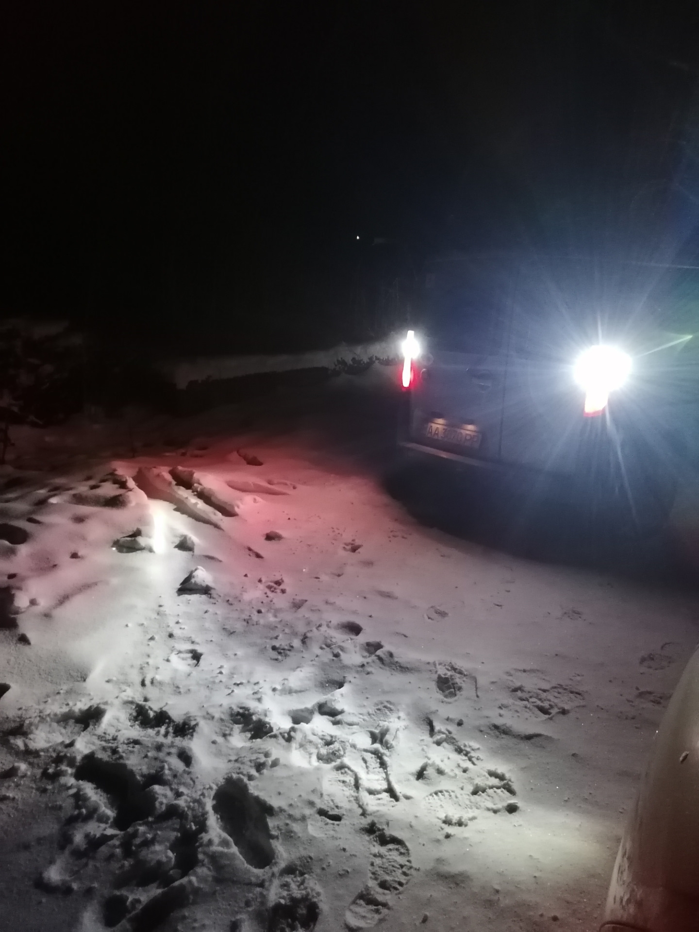 Свет заднего хода ночью — FIAT Doblo (1G), 1,9 л., 2006 года ...