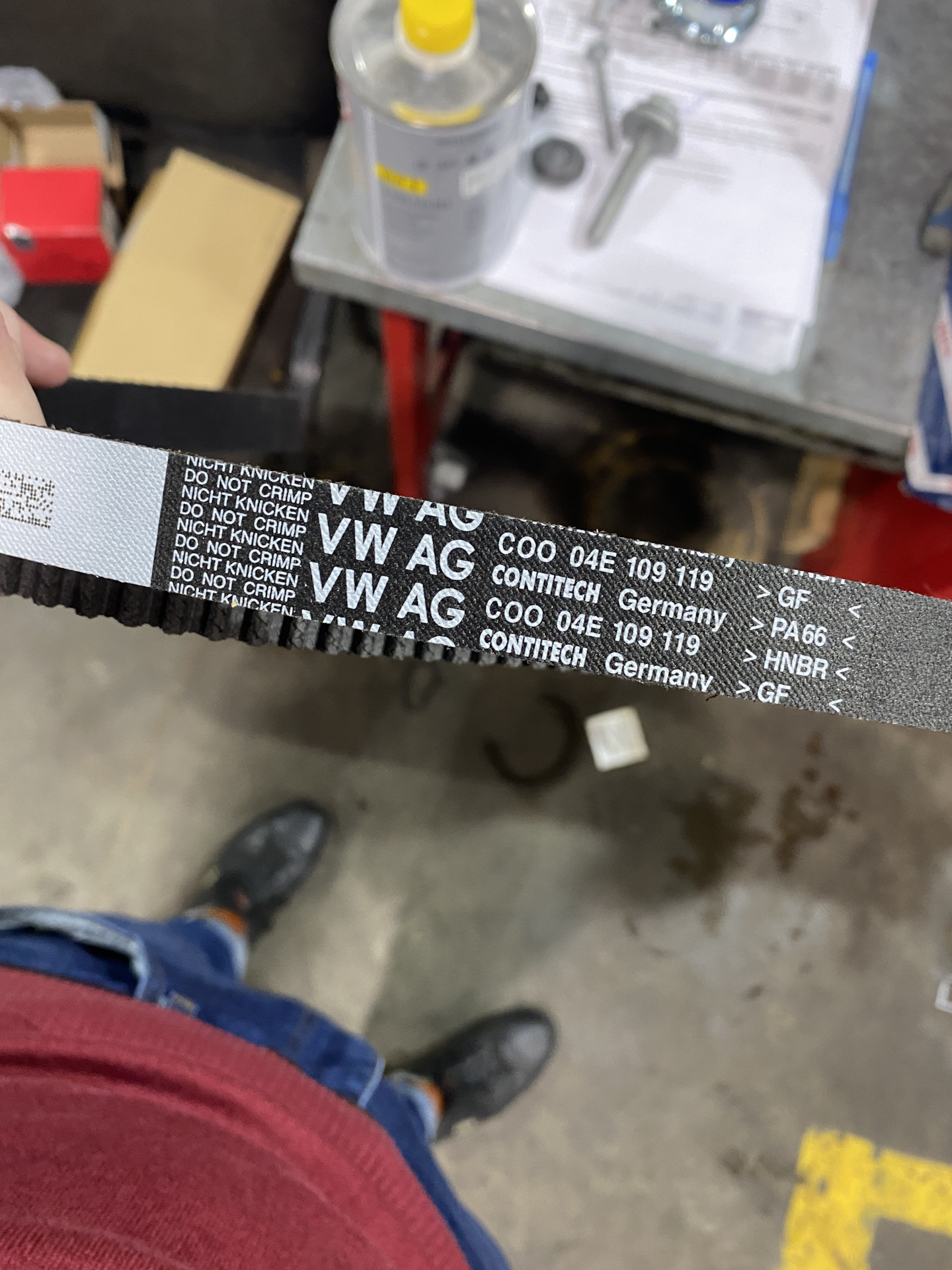 Замена ГРМ и прочее — Volkswagen Golf Mk7, 1,6 л, 2014 года | плановое ...