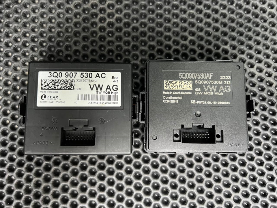 Замена Gateway 5Q0907530AF -> 3Q0907530AC — Skoda Superb Combi (Mk3), 2 ...