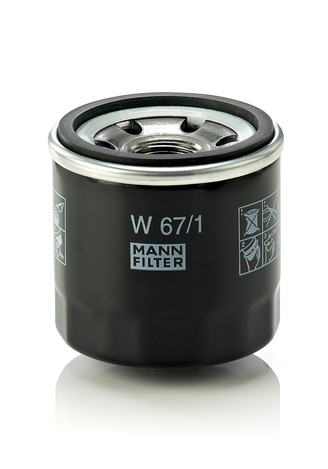 W671 Фильтр масляный MANN FILTER | Запчасти на DRIVE2