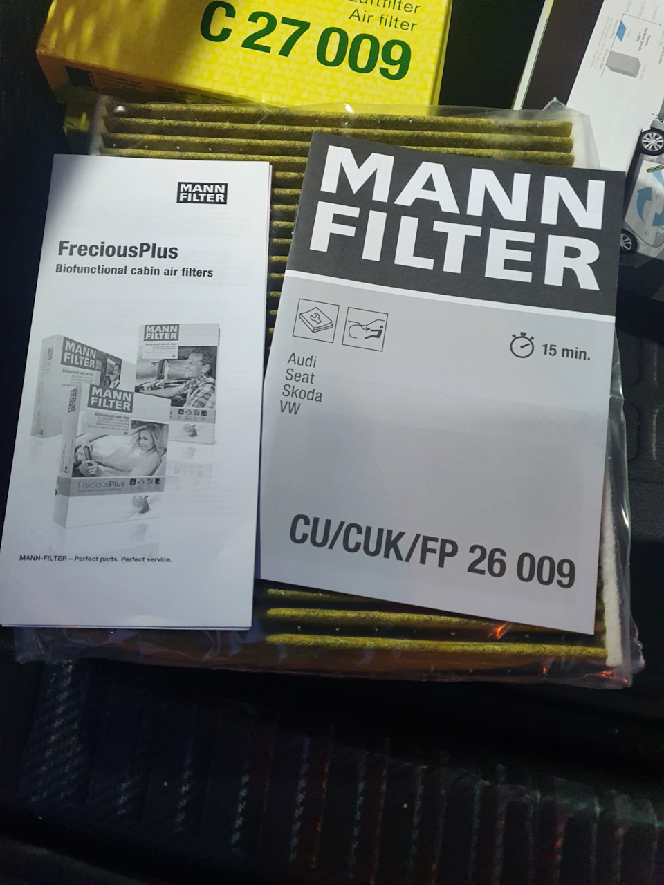 FP26009 Фильтр салонный MANN FILTER | Запчасти на DRIVE2