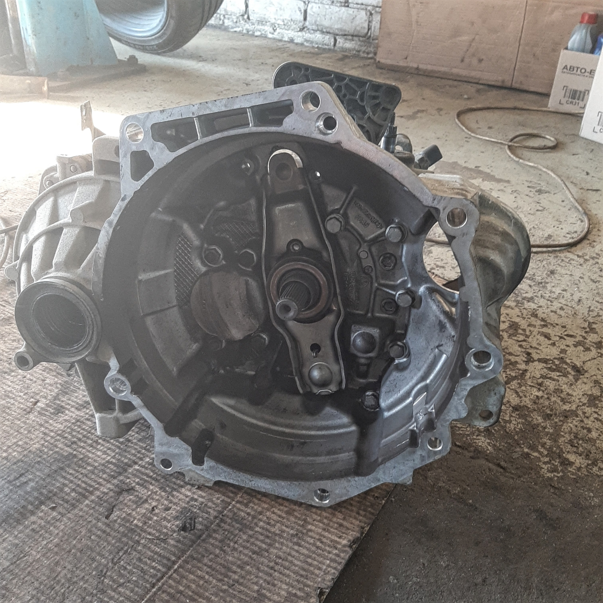 Сцепление mq250. Переход на одномассовый маховик + корзина от VR6 ...