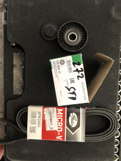 532034310 Ролик приводного ремня BMW E60 / E65 / X3 INA | Запчасти на ...