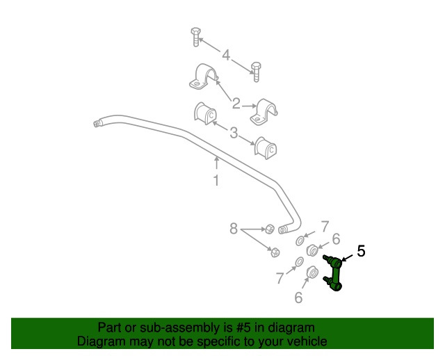 5483025010 Стойка стабилизатора переднего левая KIA HYUNDAI | Запчасти ...