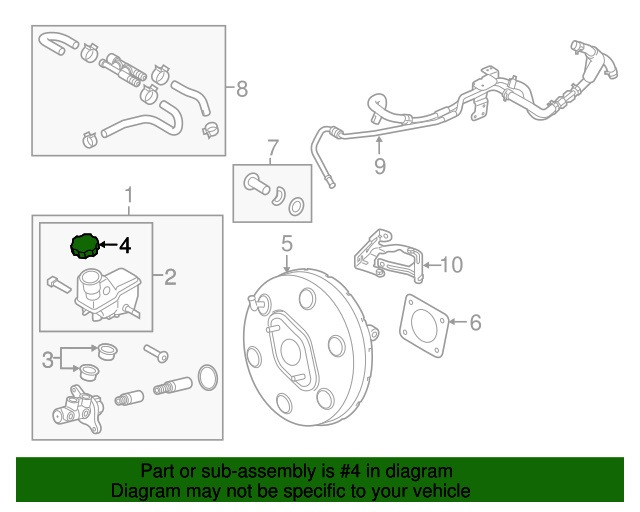 5853107000 Крышка бачка тормозной жидкости KIA HYUNDAI | Запчасти на DRIVE2