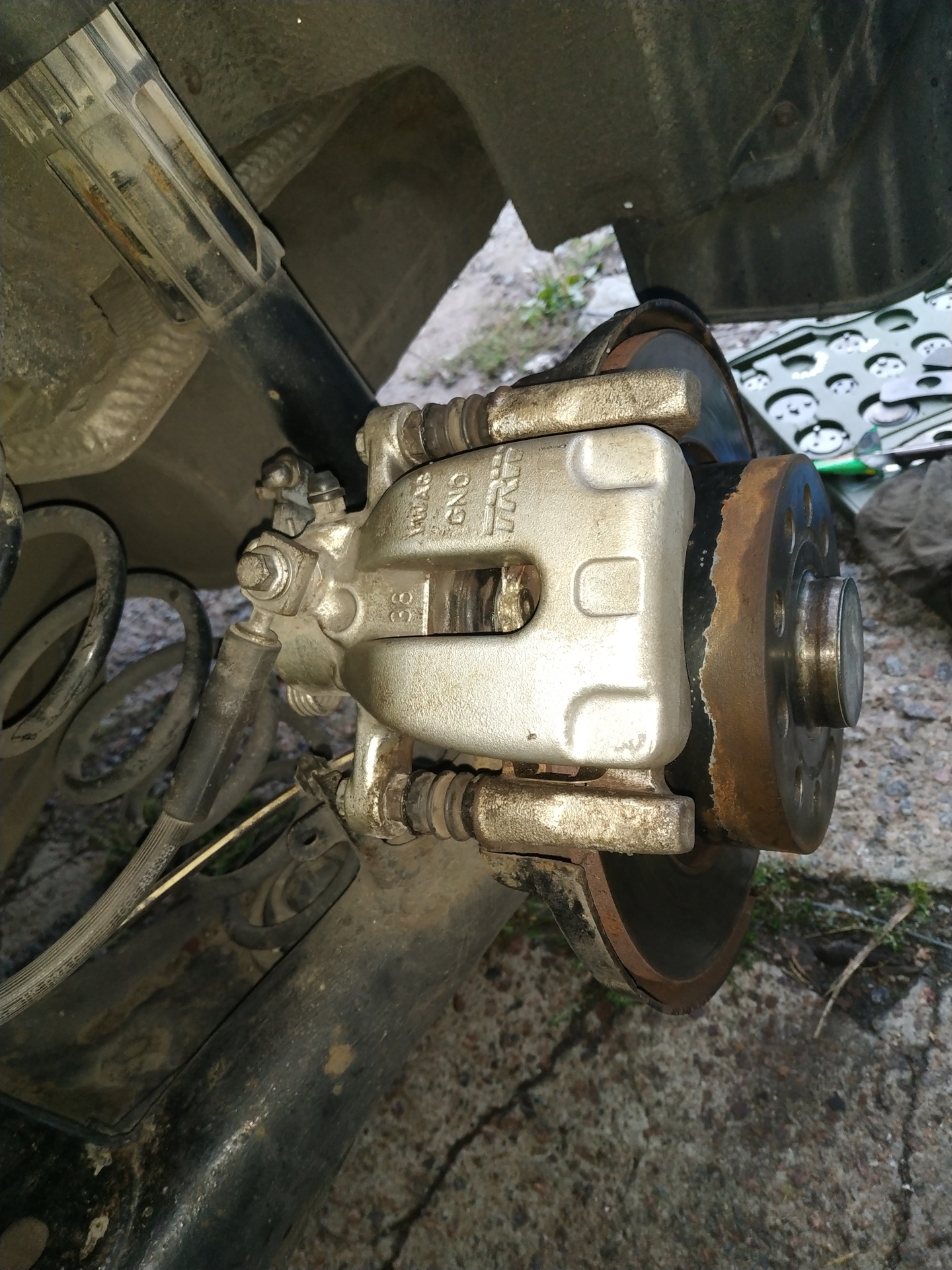 вставки из нержавейки для задних колодок — Skoda Octavia A7 Mk3, 1,4 л ...